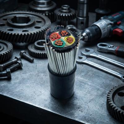 China SWA Armored Copper Power Cable 4*70mm2 XLPE Insulation IP66 Rated for Industrial & Construction Use Underground for sale