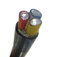 China 3 Core XLPE Aluminum Cable with PVC Jacket 0.6/1kV for Underground Power Distribution for sale