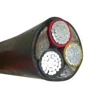 China 3 Core XLPE Aluminum Cable with PVC Jacket 0.6/1kV for Underground Power Distribution for sale