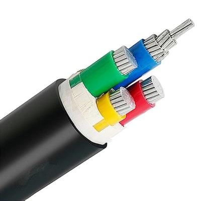 China Low Voltage Aluminum Conductor Power Cable 4*70mm 7*95mm XLPE Insulated PVC Jacket YJLV Model IP67 Rated for sale