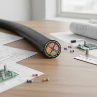 China SWA Armored Cable 5*4mm2 XLPE Insulated PVC Jacket 5C4mm2 Underground Power Cable for sale