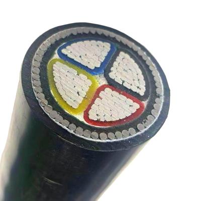 China 90mm 240mm2 500mm2 Aluminium Armoured Multi Core XLPE Insulation Low Voltage Swa Underground Electric Cable for sale