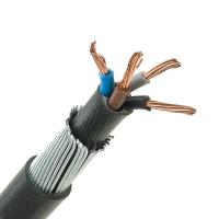 China Pure Copper 25mm2 35mm2 X 4 Core 4x50mm 1kV Armored Cable XLPE SWA PVC Fire Resistant Indoor Outdoor for sale