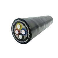 China 4 Core 35mm-185mm Steel Wire Armoured Aluminum XLPE PVC Low Voltage Underground Power Cable for sale