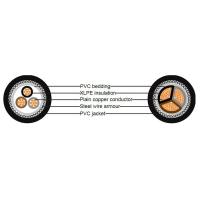 China XLPE PVC SWA Armored Copper Cable 3 Core 3*16/25/35/70/95/120/150/240mm 0.6/1KV Underground Power Cable for sale