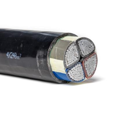 China ZA-VLV ZC-VLV ZC-YJLV 4x240 4 Core XLPE Insulated Aluminum Cable 240mm 150 Mm2 Supplier From China for sale