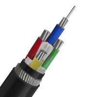China YAXZ2V NA2XRY 50mm 35mm 25mm 4 Core Armored Aluminum Power Cables AL/XLPE/SWA/PVC Black Underground 0.6/1kV for sale