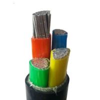 China Phase 4 Core 70mm2-240mm2 Aluminum Power Cable Low Voltage AL/XLPE/PVC 600/1000V Black Underground Use ISO9001 for sale