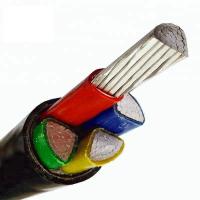 China Phase 4 Core 70mm2-240mm2 Aluminum Power Cable Low Voltage AL/XLPE/PVC 600/1000V Black Underground Use ISO9001 for sale