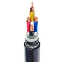 China Copper 4 Core XLPE Flame Retardant Steel Wire Armoured Low Voltage Power Cable 600V Size 185-35MM2 for sale