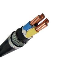 China Copper 4 Core XLPE Flame Retardant Steel Wire Armoured Low Voltage Power Cable 600V Size 185-35MM2 for sale