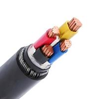 China Copper 4 Core XLPE Flame Retardant Steel Wire Armoured Low Voltage Power Cable 600V Size 185-35MM2 for sale
