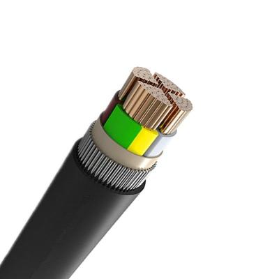 China 4 Core 50mm 70mm 95mm 120mm 150mm 185mm 240mm XLPE PVC Copper SWA Electric Power Cable 600/1000V Black Hongda Underground for sale