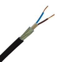 China 2 Core 1.5mm2 2.5mm2 4mm2 6mm2 SWA Armoured Cable Copper Conductor PVC Insulation & Jacket Black 600/1000V for sale