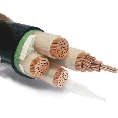 China Pure Copper XLPE PVC 4-Core Underground Electric Cable 95 120 150 185 240 300 Sqmm 16A Rated Armoured Non-Armoured Options for sale