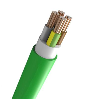 China XGB Single Core Power Cable 0.6/1 KV with Copper Conductors XLPE Insulated and HFFR Sheathed Halogen Free Cable for sale