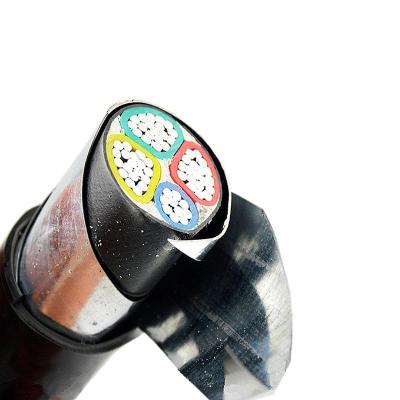 China Underground Power Cable 3*150+70 3*185+95 3*240+120 Aluminum XLPE STA PVC Steel Tape Armoured for Power Transmission for sale