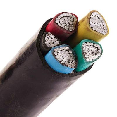 China 5 Core XLPE Insulated Aluminum Power Cable 0.6/1kV with PVC Jacket for Indoor and Outdoor Use for sale