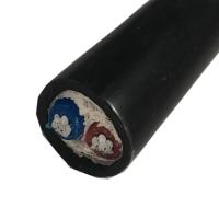 China 2 Core 10mm 16mm 25mm XLPE PVC Aluminum Waterproof Electric Underground Power Cable 1000V Black IEC60502 for sale