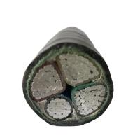 China 4*400 Aluminum Power Cable 3*400+1*240 Underground Cable Construction Mining Power Stations Home Appliances XLPE PVC 16A YJLV for sale