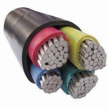 China NAYY-J Four Cores Aluminum Low Voltage 0.6 KV Power Cable 4*25 4*50 4*70 with PVC Insulation for Power Station Use for sale