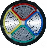 China NAYY-J Four Cores Aluminum Low Voltage 0.6 KV Power Cable 4*25 4*50 4*70 with PVC Insulation for Power Station Use for sale