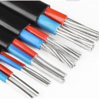 China DC Power Cable 2*16mm2 10mm 2 Core Single Phase Aluminum Service Electrical Cables for House Wiring for sale