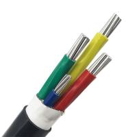 China 4C Core Aluminum Cable ISO9001/CCC 16mm2 25mm2 35mm2 Multi-core Underground Low Voltage 0.6/1kV XLPE PVC IEC60502 Black OEM for sale