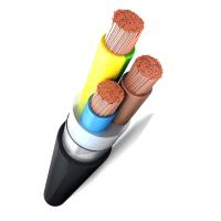 China RVFV-K RVFAV-K Flame Retardant 240mm Flexible Armored Cable Double Steel Tape Copper Conductor PVC for Construction Use for sale