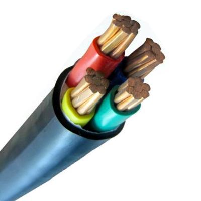 China High Temperature Resistant 95 Mm2 4 Core X 70mm2 95 120 Sq mm Pure Copper Non Armoured PVC Power Cable for sale