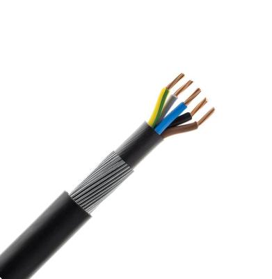 China Cable 4sqm 6sqm 10sqm 4 Cores Armoured Power Cable XLPE Insulated Low Voltage Armoured Cable for sale