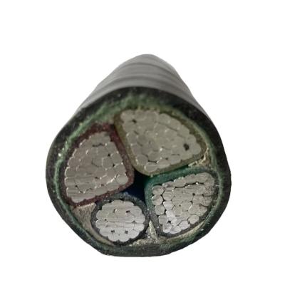 China AVVG Cable YJLV 3.5CORE Stranded Aluminum Conductor XLPE Insulation PE/PVC Jacket 0.6/1KV Rated Voltage Underground Direct for sale