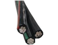 China Stranded XLPE Insulated Twisted Aluminum Overhead Low Voltage Service Cable 2*16mm IP54 for sale