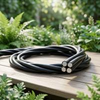 China Twisted Stranded Aluminum Overhead ABC XLPE Cable 4*16mm2 500m Roll IP54-Rated for sale