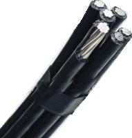China Aerial Bundled Cable Aluminum 3*70 mm + 1*35 mm Stranded XLPE Insulated IP67 Low Voltage Industrial Overhead Cable for sale