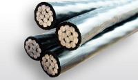 China Aluminum Conductor Overhead XLPE Twisted ABC Service Cable 4*25mm2 2*25mm2 JKLYJ Model IP67 Rated Low Voltage for sale