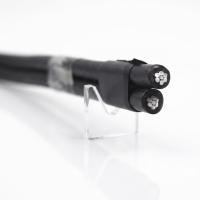 China Aluminum Conductor Overhead XLPE Twisted ABC Service Cable 4*25mm2 2*25mm2 JKLYJ Model IP67 Rated Low Voltage for sale
