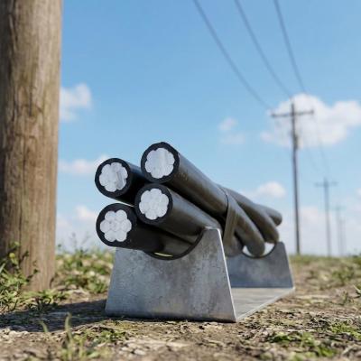 China Aluminum Conductor Stranded XLPE Low Voltage Electrical Cable 4 Core 4*25mm2 for sale