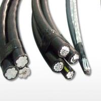 China Triplex Aluminum Conductor XLPE Insulated Overhead Cable 6AWG 6/7 Stranded Industrial 500m Low Voltage IP65 No Sheath JKLYJ for sale