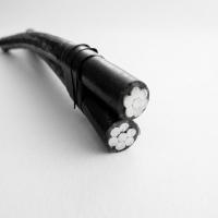 China PRC Twisted Aluminum ABC Overhead Service Cable 2*16mm XLPE Insulated Stranded Low Voltage IP67 for sale