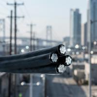 China Twisted Stranded Aluminum ABC Cable 4-Core 4*35mm XLPE Low Voltage Overhead No Sheath for Industrial Construction Use IP66 for sale