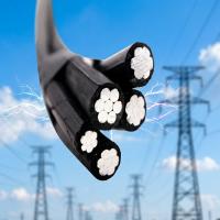 China Aerial Twist Cable Torsade Aluminum Conductor XLPE Insulated Overhead Power Cable 3*35+54.6+16 JKLYJ Low Voltage IP54 Rated for sale