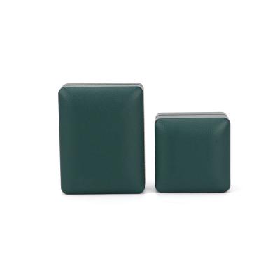 China Custom LED Leather Jewelry Box 6.5×6.5×4.5cm with Silk Lining and Logo Branding for Ring Packaging for sale