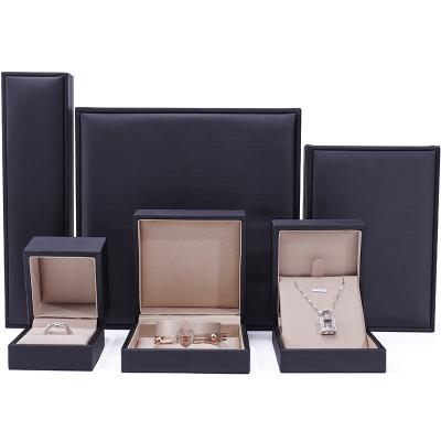 China Custom Logo Nobel Sleek PU Leather Jewelry Packaging Box with Soft Velvet Lining - 300,000 Monthly Capacity, 20-Day Production for sale