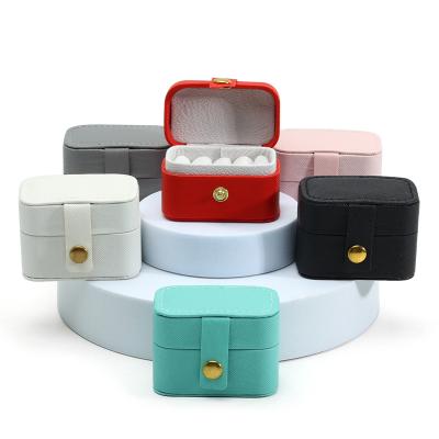 China Leather Jewelry Case Travel Organizer with Custom Logo Options - 300,000 Monthly Capacity & 20-Day Production for sale