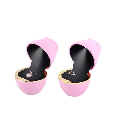 China Custom LED Jewelry Packaging Box with Velvet Interior - Plastic Construction, Silk Screen Logo, Multiple Sizes Available for sale