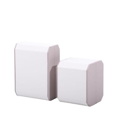 China Custom LED Lighting Plastic Jewelry Box with Octagonal Design and Velvet Interior for Luxury Display for sale