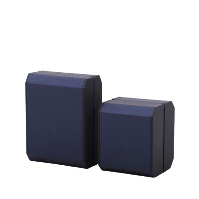 China Custom LED Lighting Plastic Jewelry Box with Blue LED Ring Display and Velvet Lining - Octagonal Design for Luxury Packaging for sale