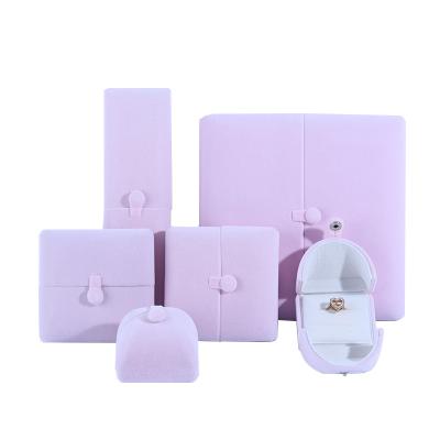 China Luxury Velvet Double Door Jewelry Box with Magnetic Closure Multi Compartment Storage for sale
