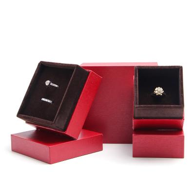 China Hanhong Custom Paper Velvet Jewelry Boxes - Eco-Friendly Tree Fiber Packaging with Embossing & Hot Stamping Options for sale